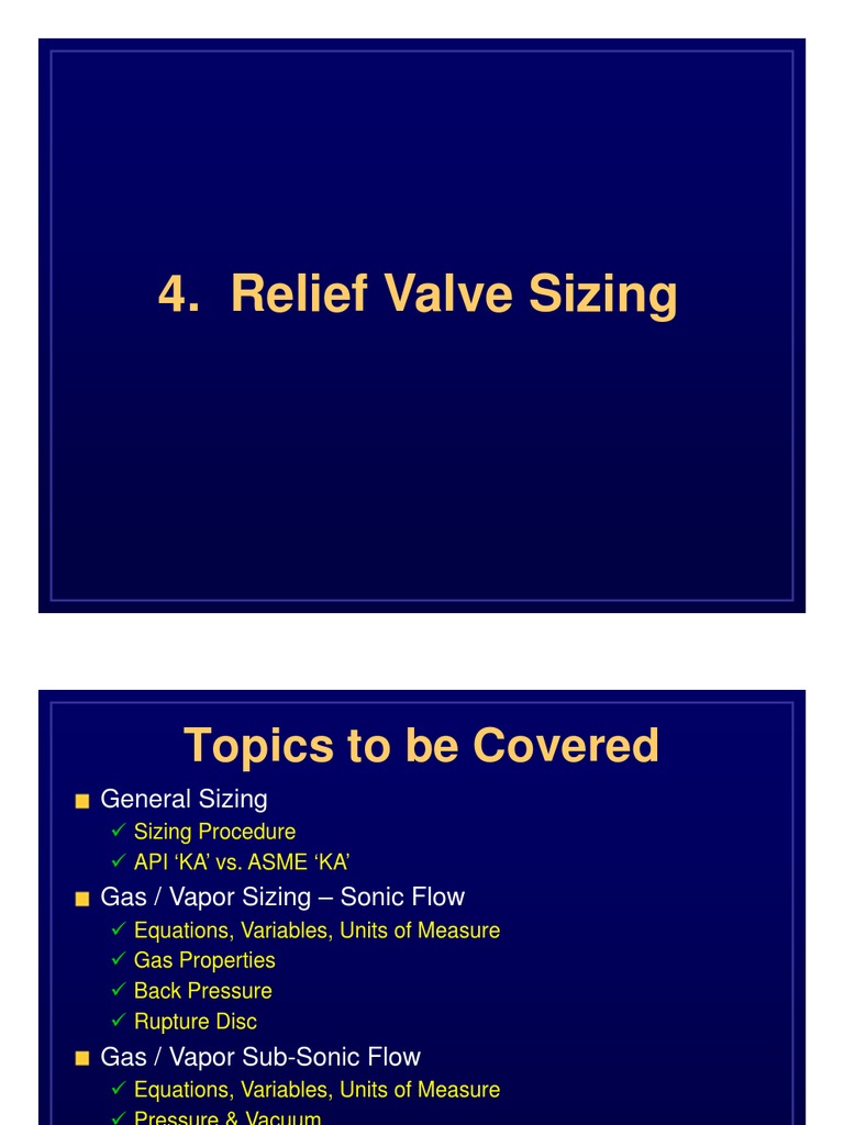 PSV Sizing Calculations | Download Free PDF | Flow Measurement | Pressure