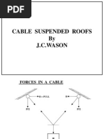 Cable Suspended Roof Structure.ppt | Equipment | Manufactured Goods