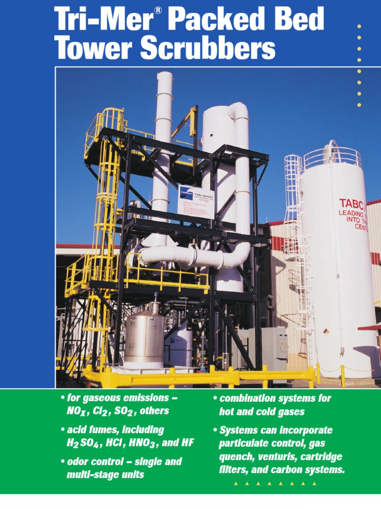 Packed Bed Tower Scrubbers | Mechanical Fan | Pump Packed Bed Tower Scrubbers | Mechanical Fan | Pump