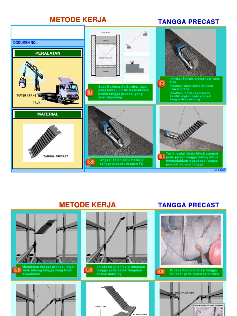 TANGGA PRECAST (Compatibility Mode) | PDF