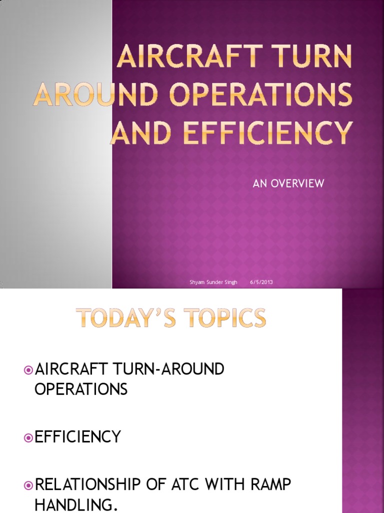 Aircraft Turnaround Operations Overview | PDF | Transport | Nature