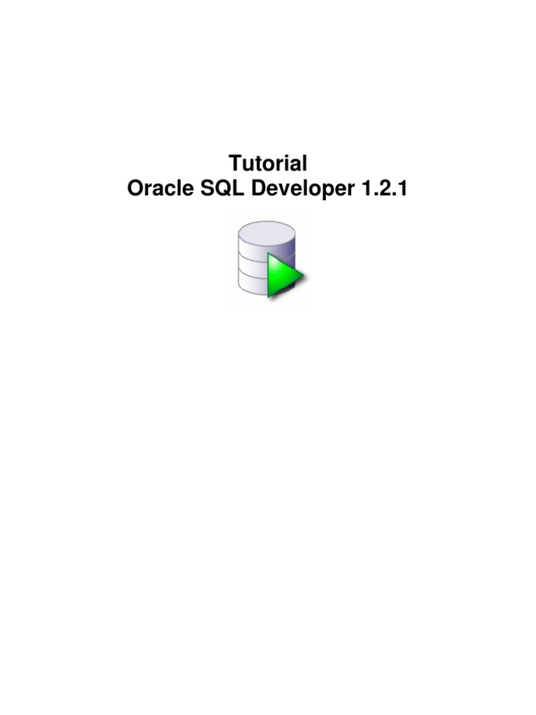 Oracle SQL Developer PDF | PDF | SQL | Tabla (base de datos)