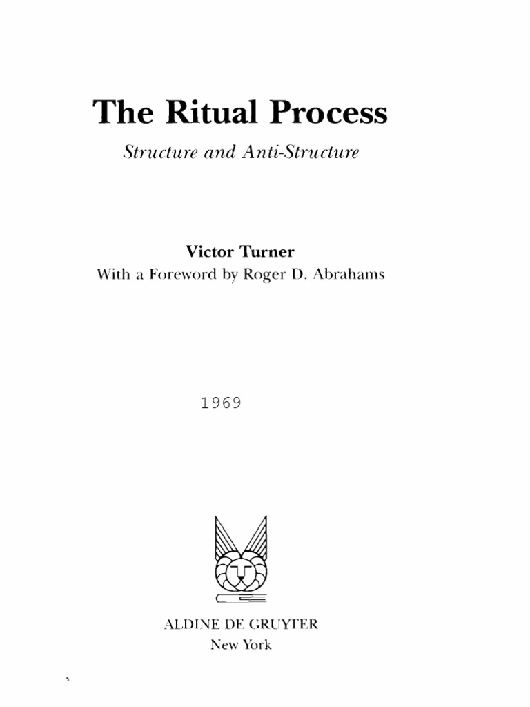 Turner Liminality Communitas | PDF | Rituals | Kinship
