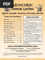 Munchkin - Card List | Weaponry
