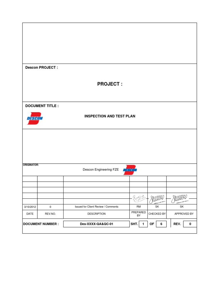 Sample ITP Boiler | PDF | Industries | Engineering