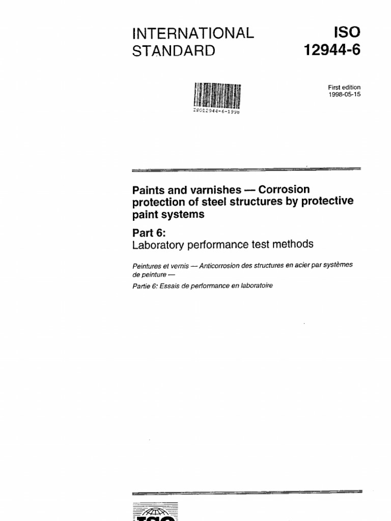 Iso 12944-6 | PDF