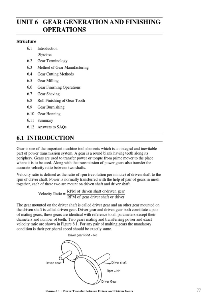 Gear | PDF | Gear | Kinematics