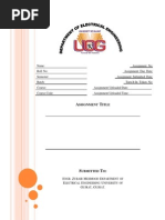 Assignment Title Page For Aiou Assignment | PDF