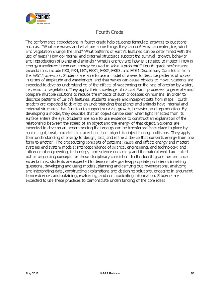 Page 30 From DCI Arrangements of NGSS | PDF | Waves | Understanding