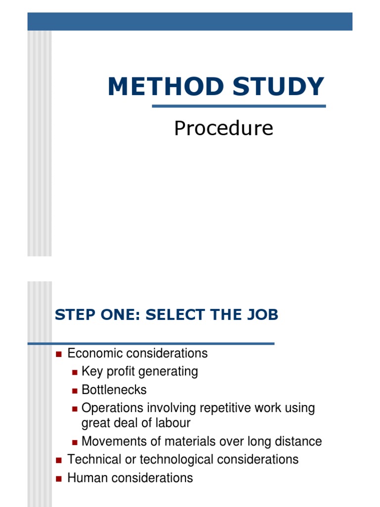 Method Study | PDF | Profit (Accounting) | Information