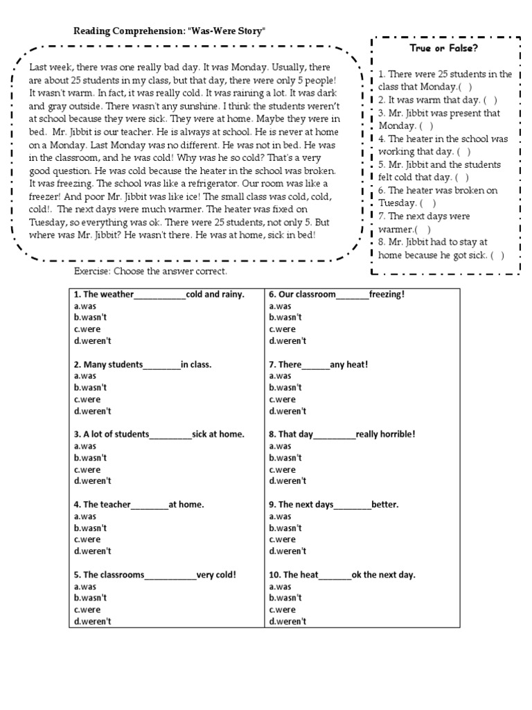 Reading Comprehension