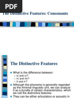 Distinctive Features in Phonology | PDF | Syllable | Phonetics