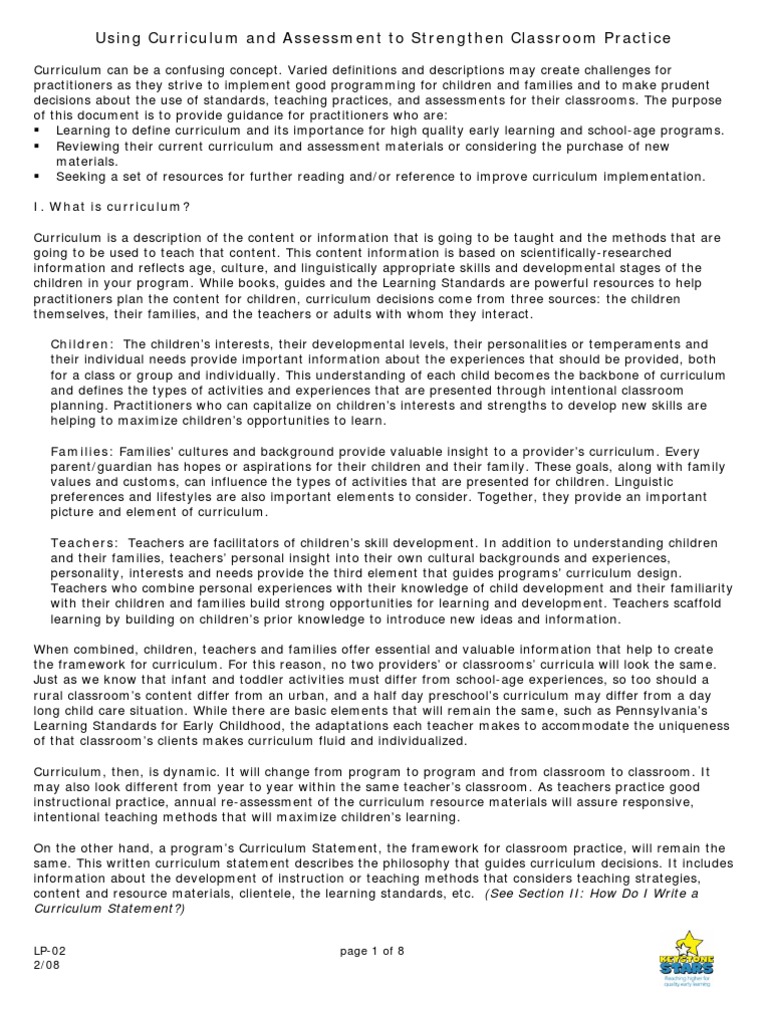 Using Curriculum-PKC Curriculum | PDF | Educational Assessment | Early ...