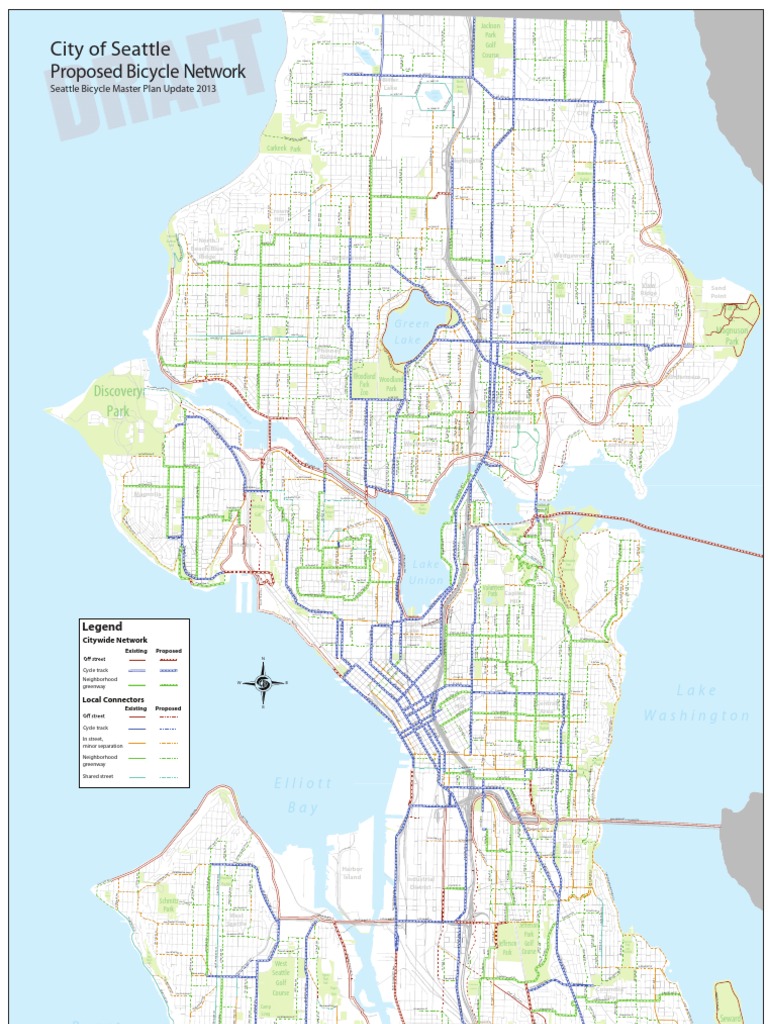 Seattle BMP Master Map | PDF | Tourist Attractions | Parks