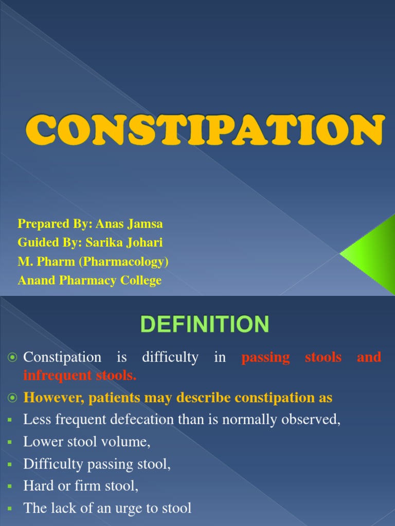 4 Constipation | PDF | Constipation | Rectum