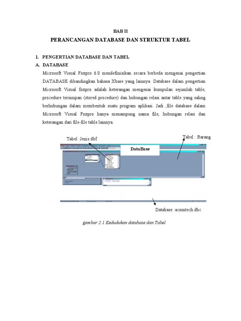 Rancangan Struktur Tabel Database | PDF | Metode & Bahan Ajar | Komputer