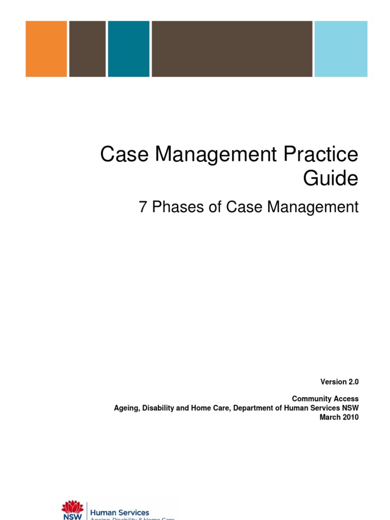 Case Management Practice Guide 7 Phases March2010 | PDF | Disability | Risk