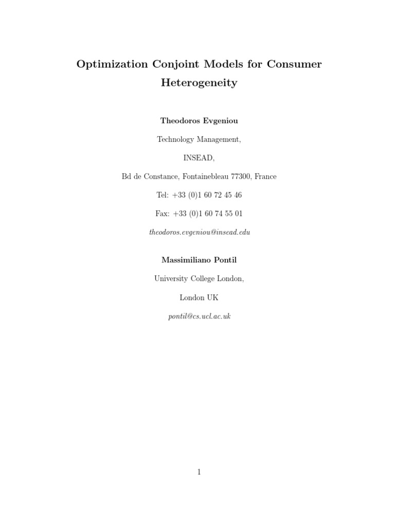 Heterogeneity Optimization | PDF | Eigenvalues And Eigenvectors | Principal Component Analysis