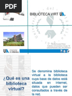 Tutorial Biblioteca Virtual UPANA | PDF