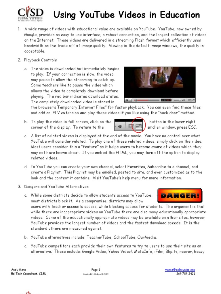 Youtube in Education | PDF | You Tube | Adobe Flash