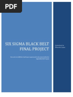 Yellow Belt Capstone Project | PDF | Six Sigma | Business Process