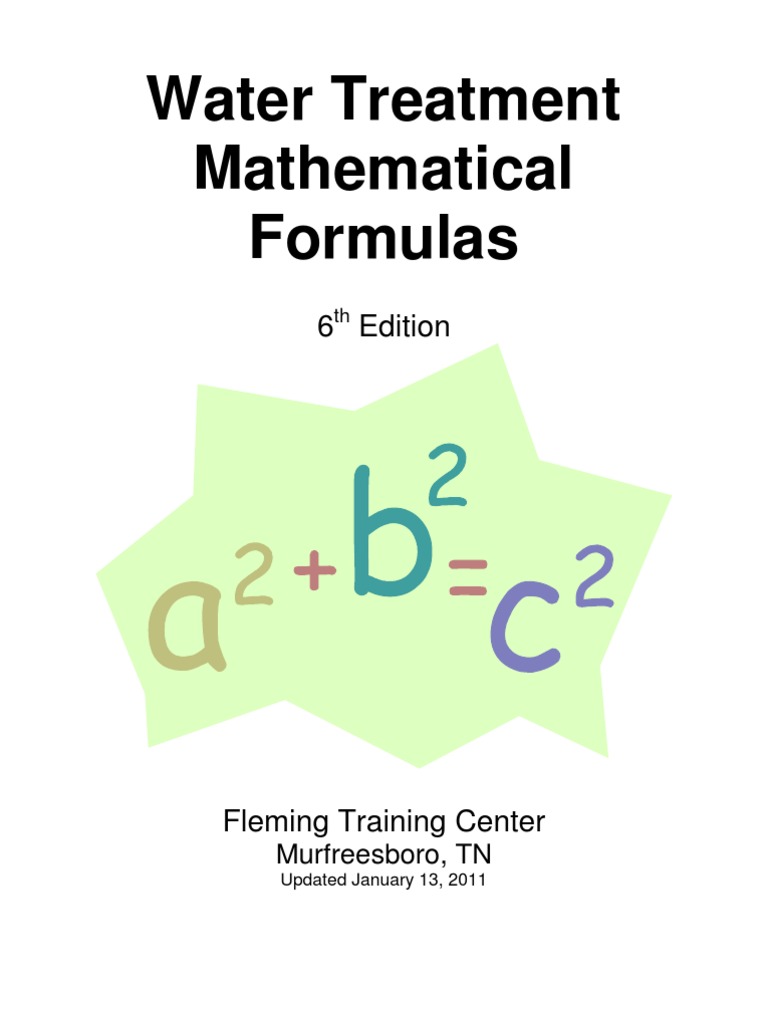 Water Treatment Math Formulas - A Comprehensive Guide to Solving Water ...