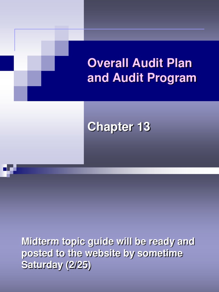 Chapter 13 Auditing and Assurance Services | PDF | Audit | Clinical Trial