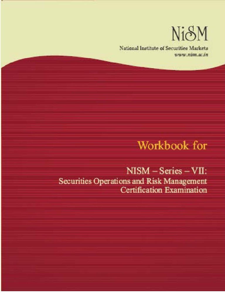 Nism Series VII | PDF | Securities (Finance) | Financial Markets