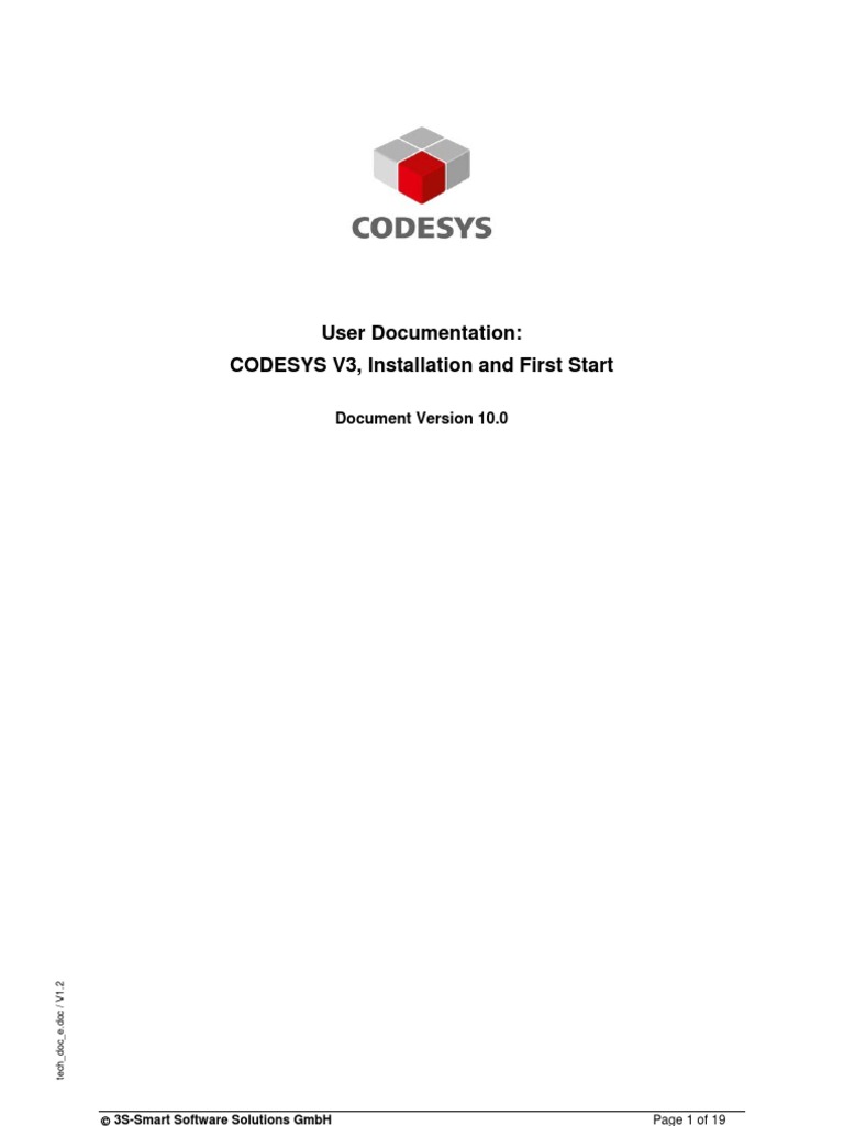 CODESYS Installation and Start | PDF | Gateway (Telecommunications) | C ...
