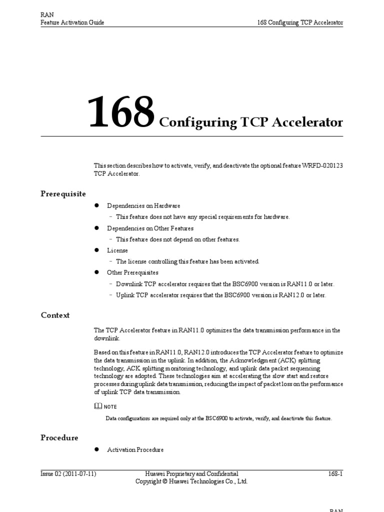 Configuring TCP Accelerator | PDF | Transmission Control Protocol ...