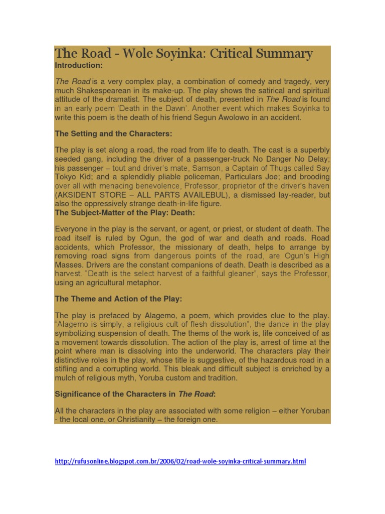 The Road | PDF | Poetry | Religion And Belief