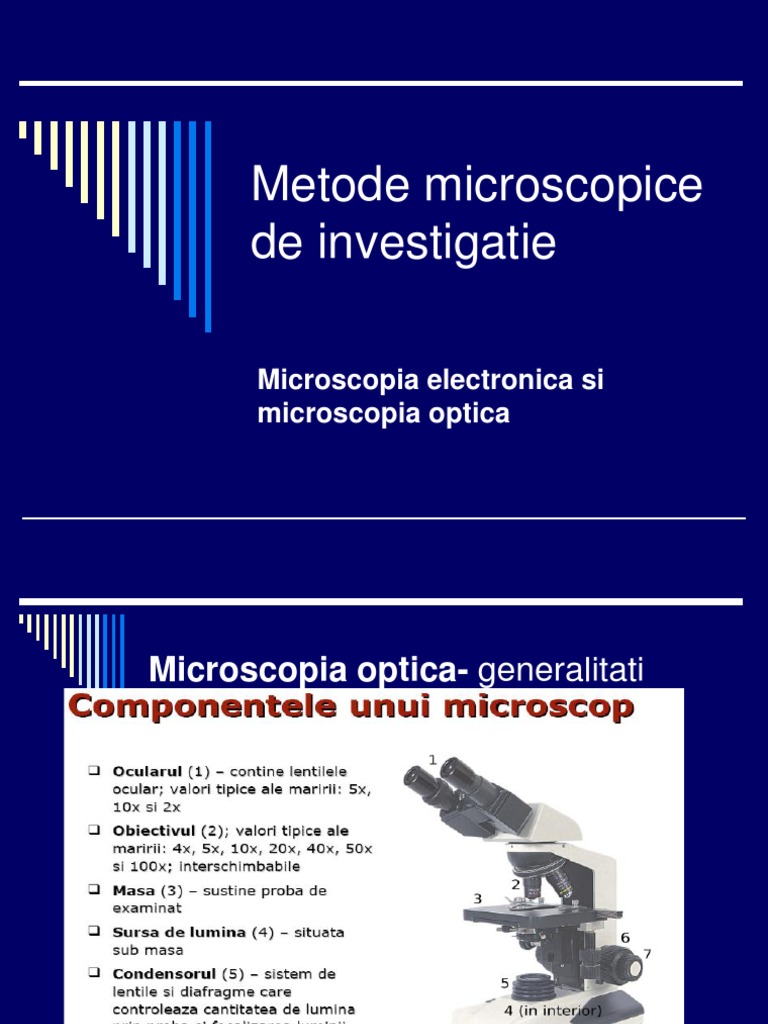 Metode Microscopice de Investigatie | PDF