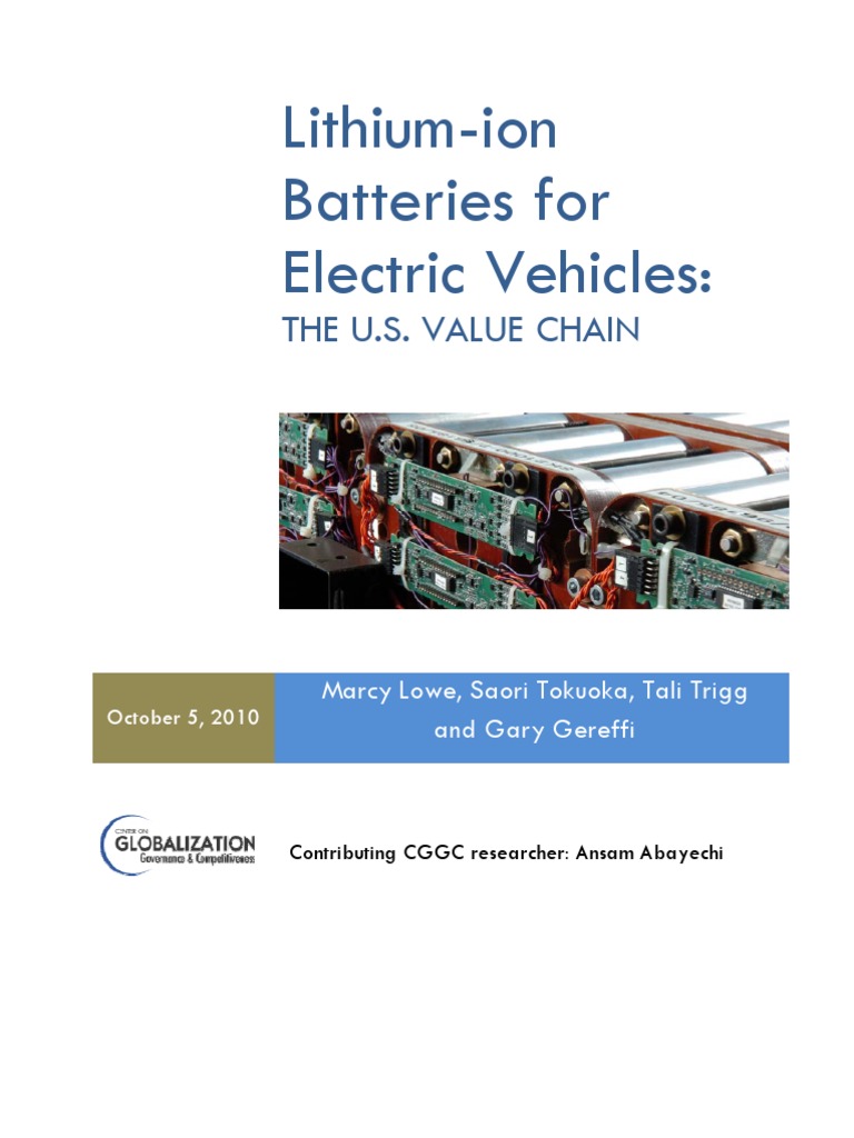 Lithium-Ion Batteries | PDF | Lithium Ion Battery | Battery (Electricity)