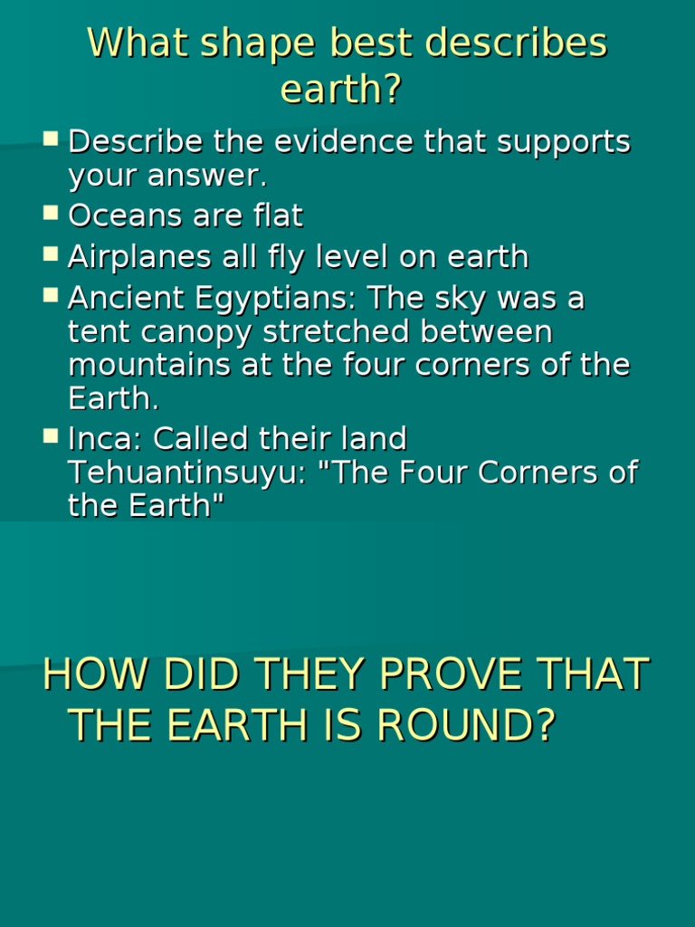 Proof of Earth's Shape and Size | PDF | Gravity | Weight