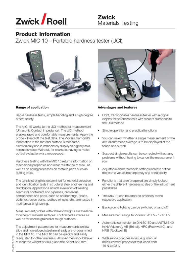 Mic10 PDF | PDF | Hardness | Applied And Interdisciplinary Physics
