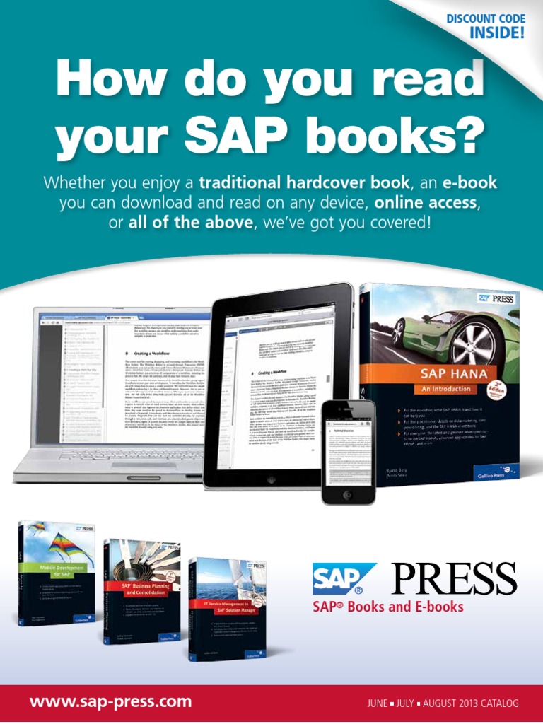 Sap Press Catalog A201116 Spring 2013 Web | PDF