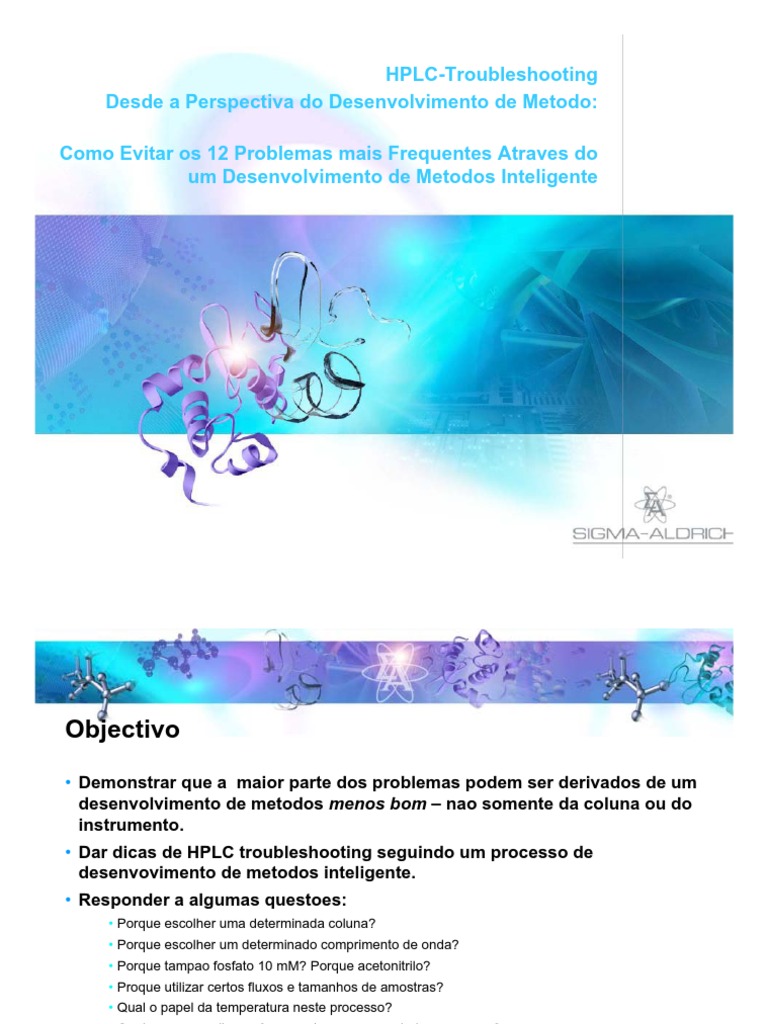 HPLC Troubleshooting PDF | PDF | Cromatografia Líquida de alta ...