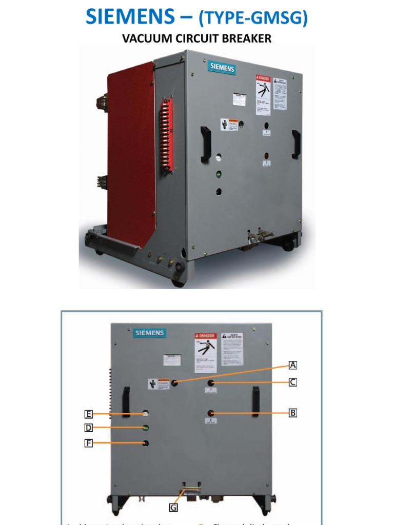 Siemens GMSG Vacuum Breaker Racking Guide | PDF | Manufactured Goods ...