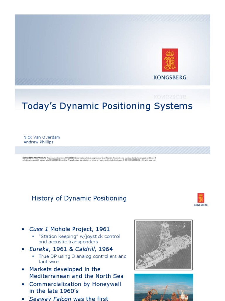 Kongsberg DP Systems | PDF | Global Positioning System | Entertainment ...
