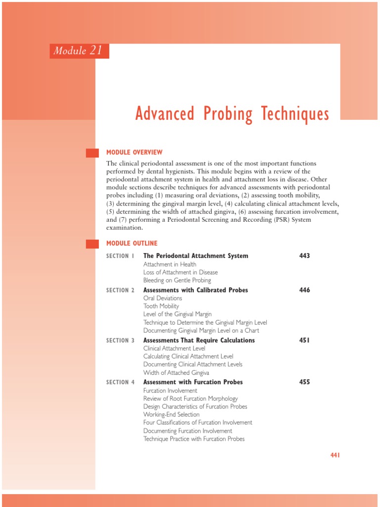 Advanced Probing Techniques Guide | PDF | Human Tooth | Mouth