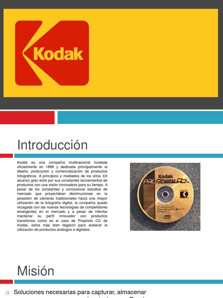 Kodak | Análisis FODA | Mercado (economía)