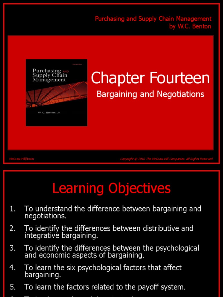 Chapter 014 Student | PDF | Bargaining | Negotiation
