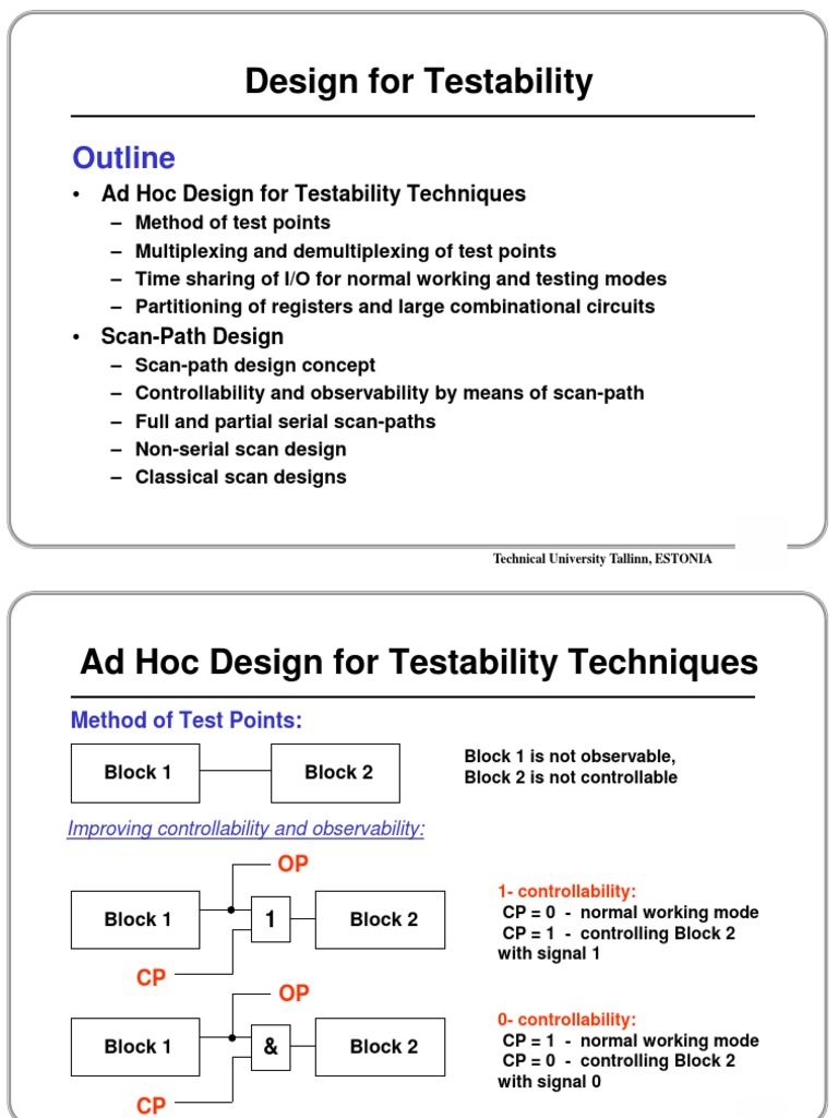 3 Testability Design | PDF | Electrical Circuits | Electronic Circuits