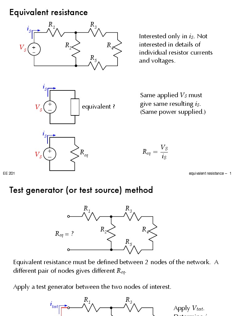 Equivalent Resistance | Series And Parallel Circuits | Electrical ...