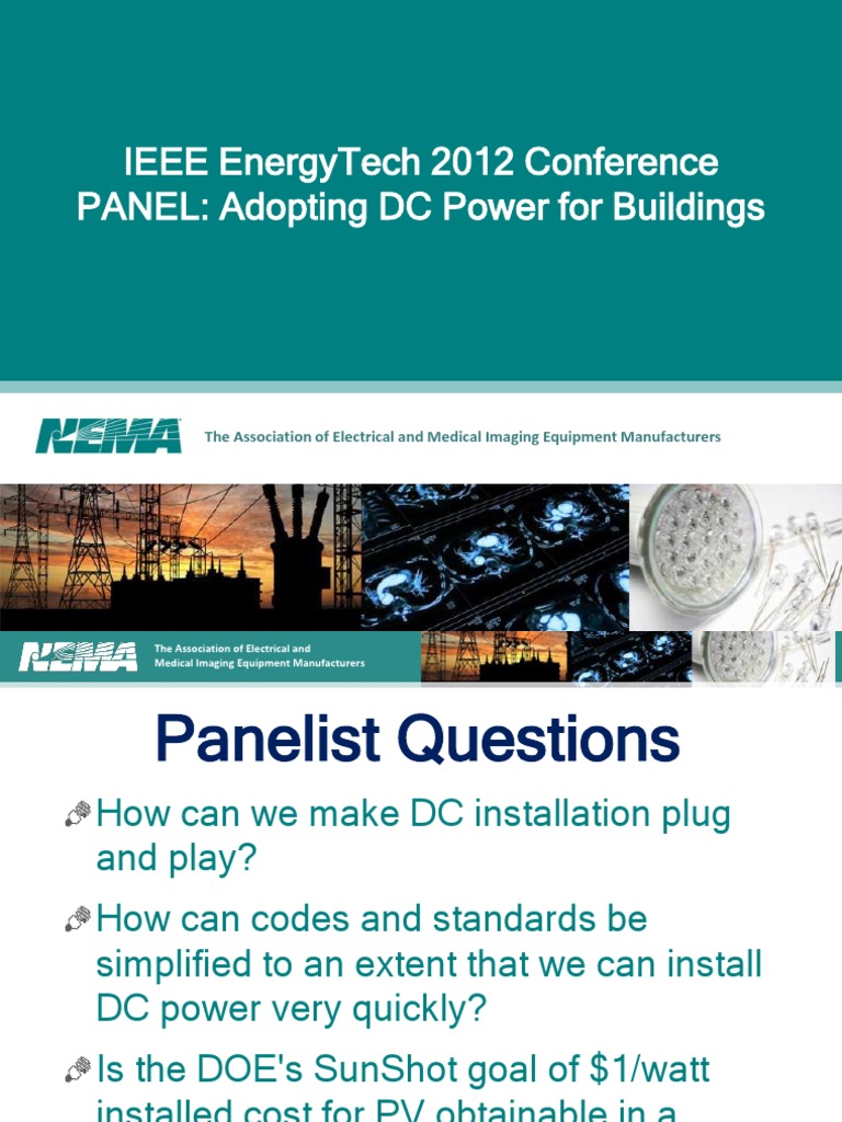 Adopting DC Power For Buildings | PDF | Direct Current | Energy Storage