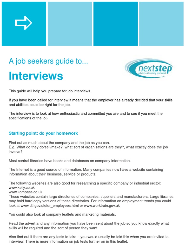 Interview Skills | PDF | Job Interview | Interview