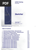 1-Catia Basic Exercises | PDF