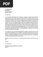 Application Letter Eapp | PDF