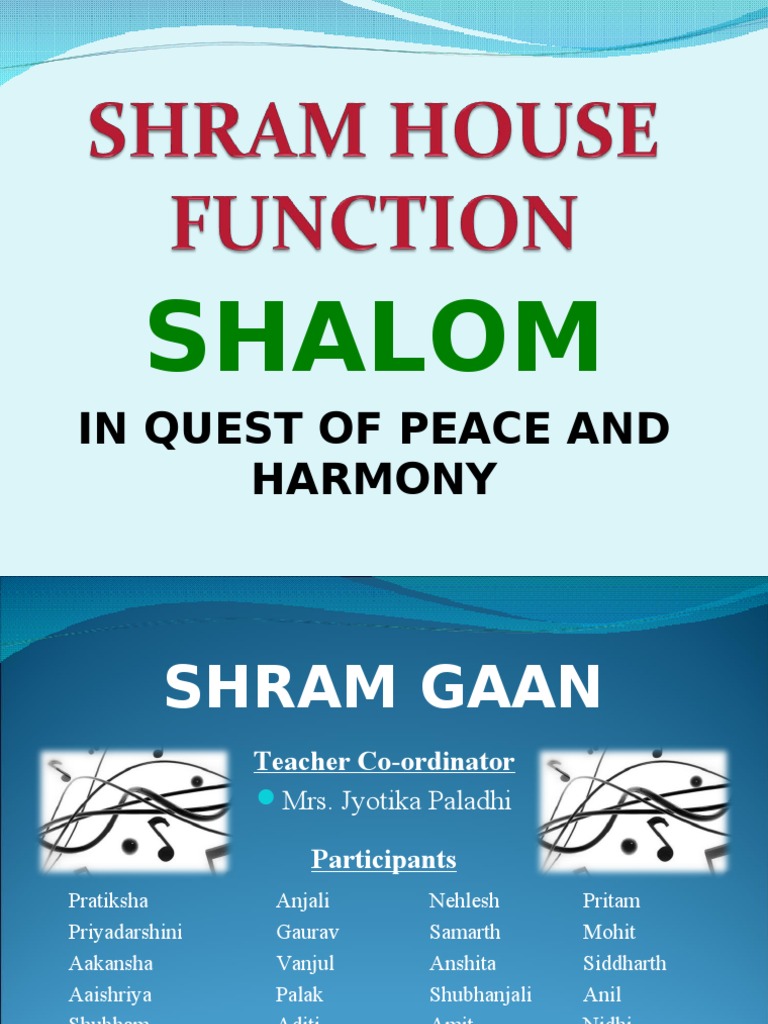 Shram House Presentation | PDF | Leisure | Sports