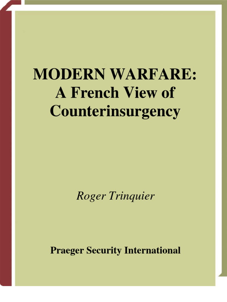 (Roger Trinquier) Modern Warfare A French View of | PDF